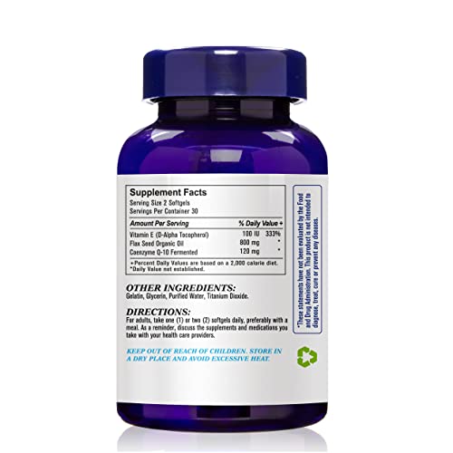 flax seed oil capsules for energy support