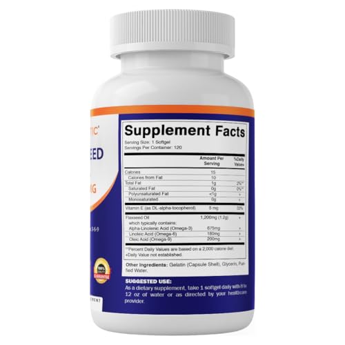 Flax seed oil for daily nutrition
