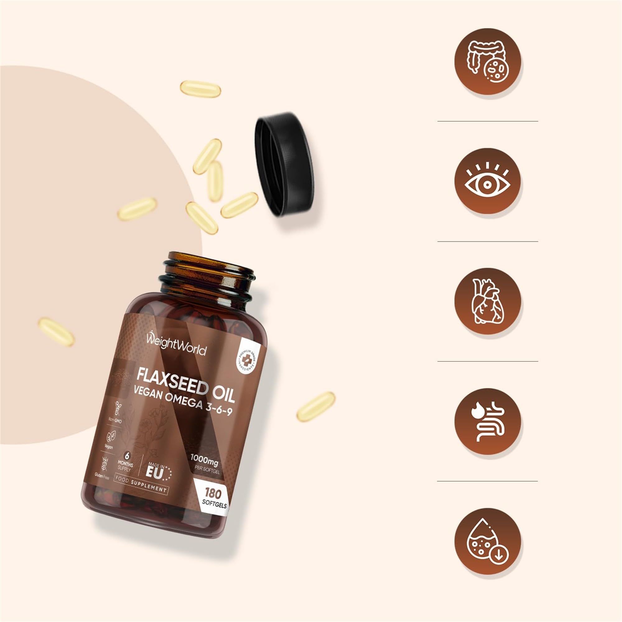 flax seed oil for healthy skin