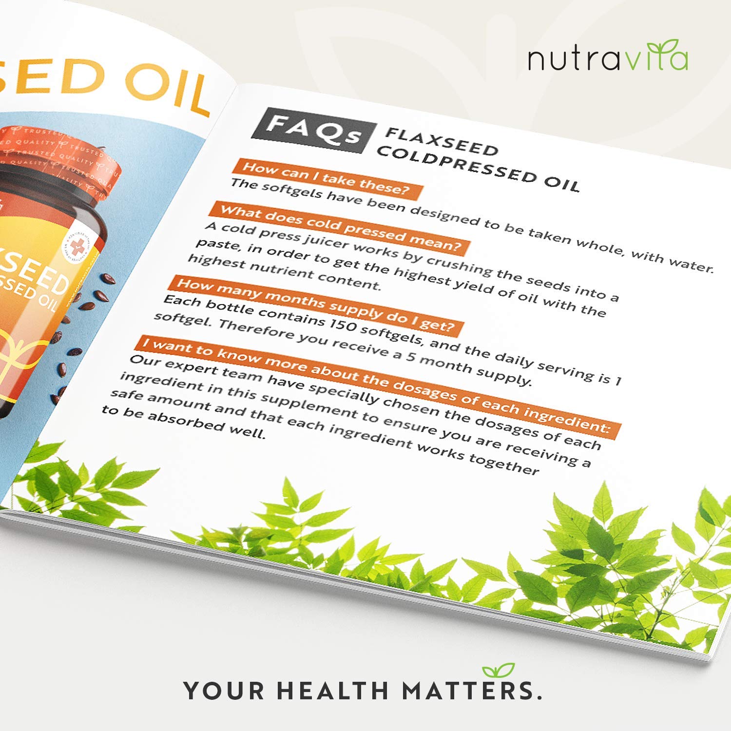 flax seed oil for healthy skin
