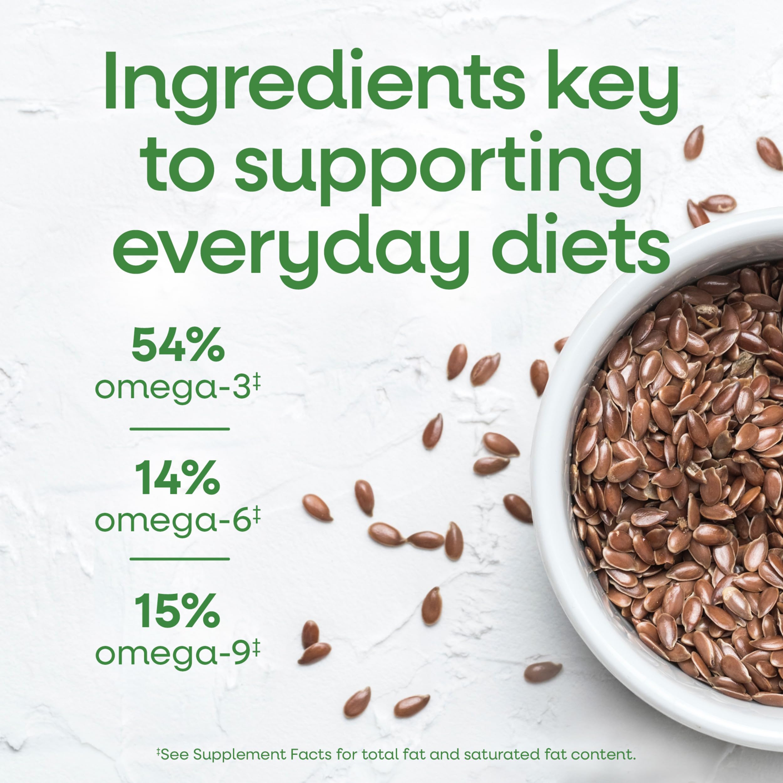Flax seed oil for healthy skin