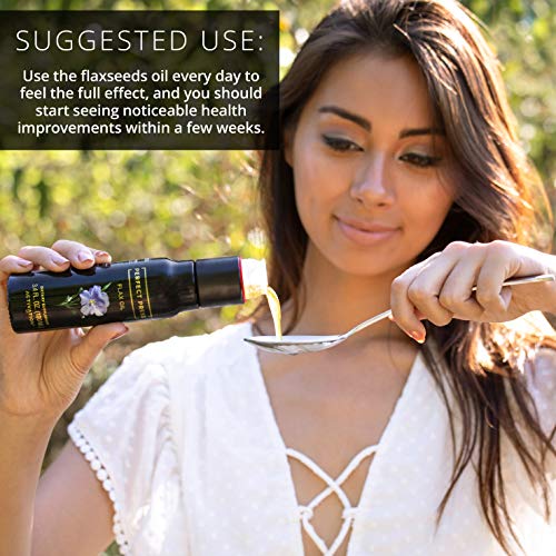 flax seed oil for shiny hair