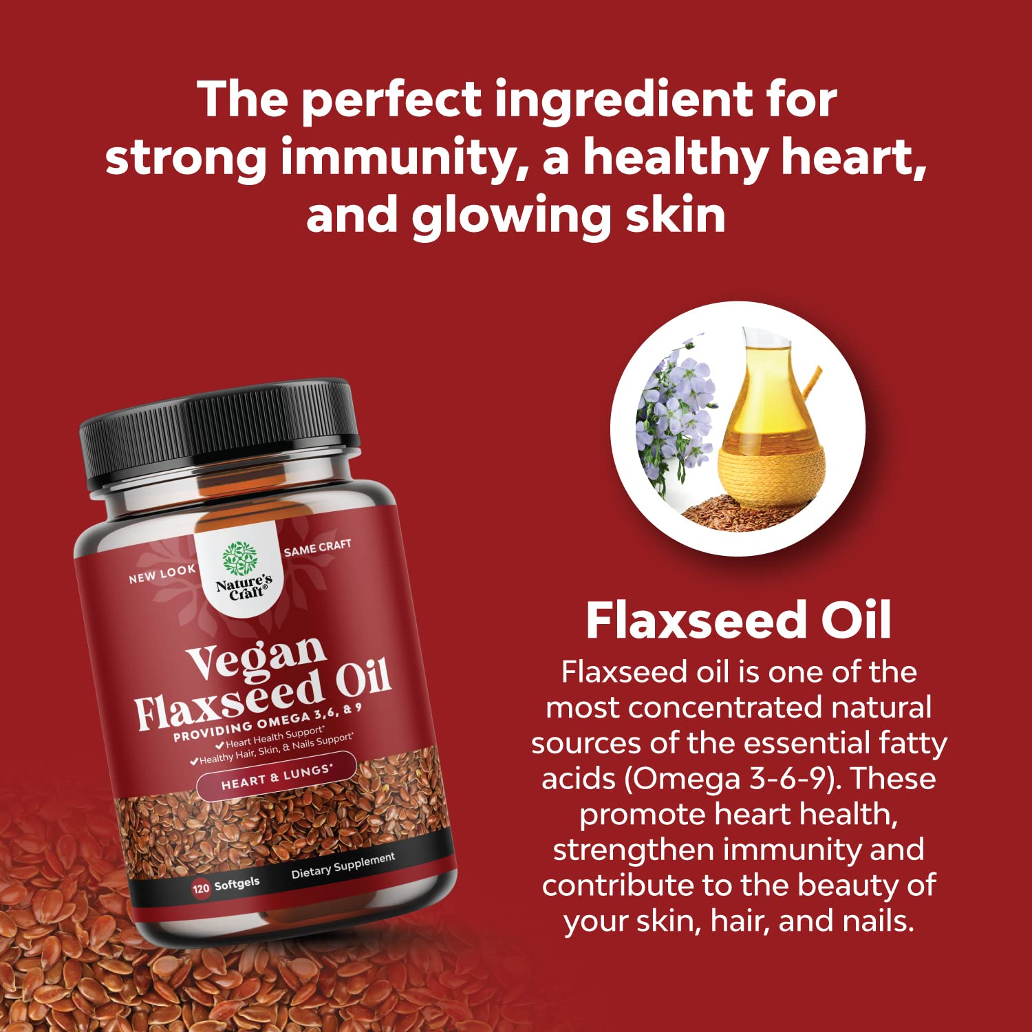 flax seed oil for strong nails