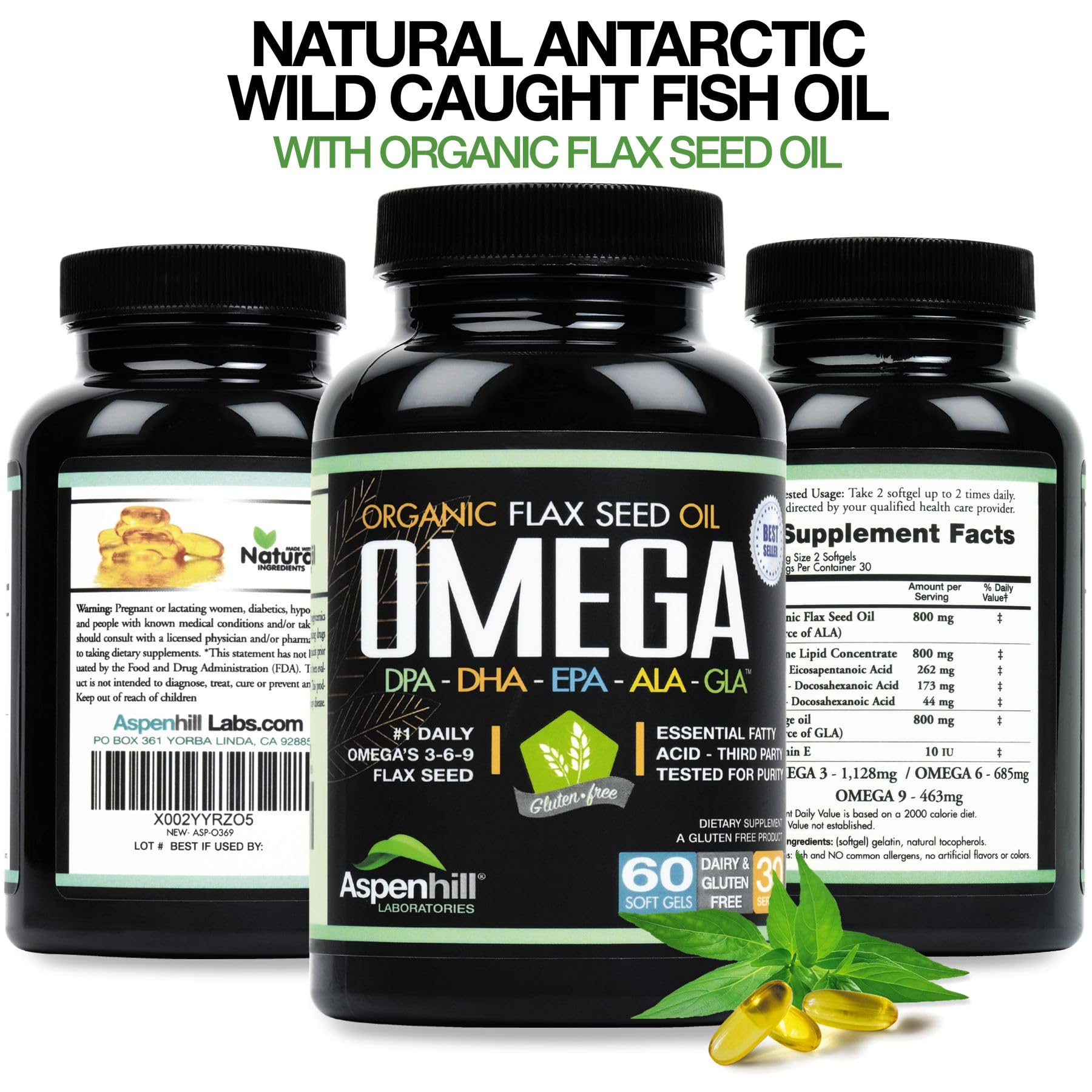 flax seed oil with GLA