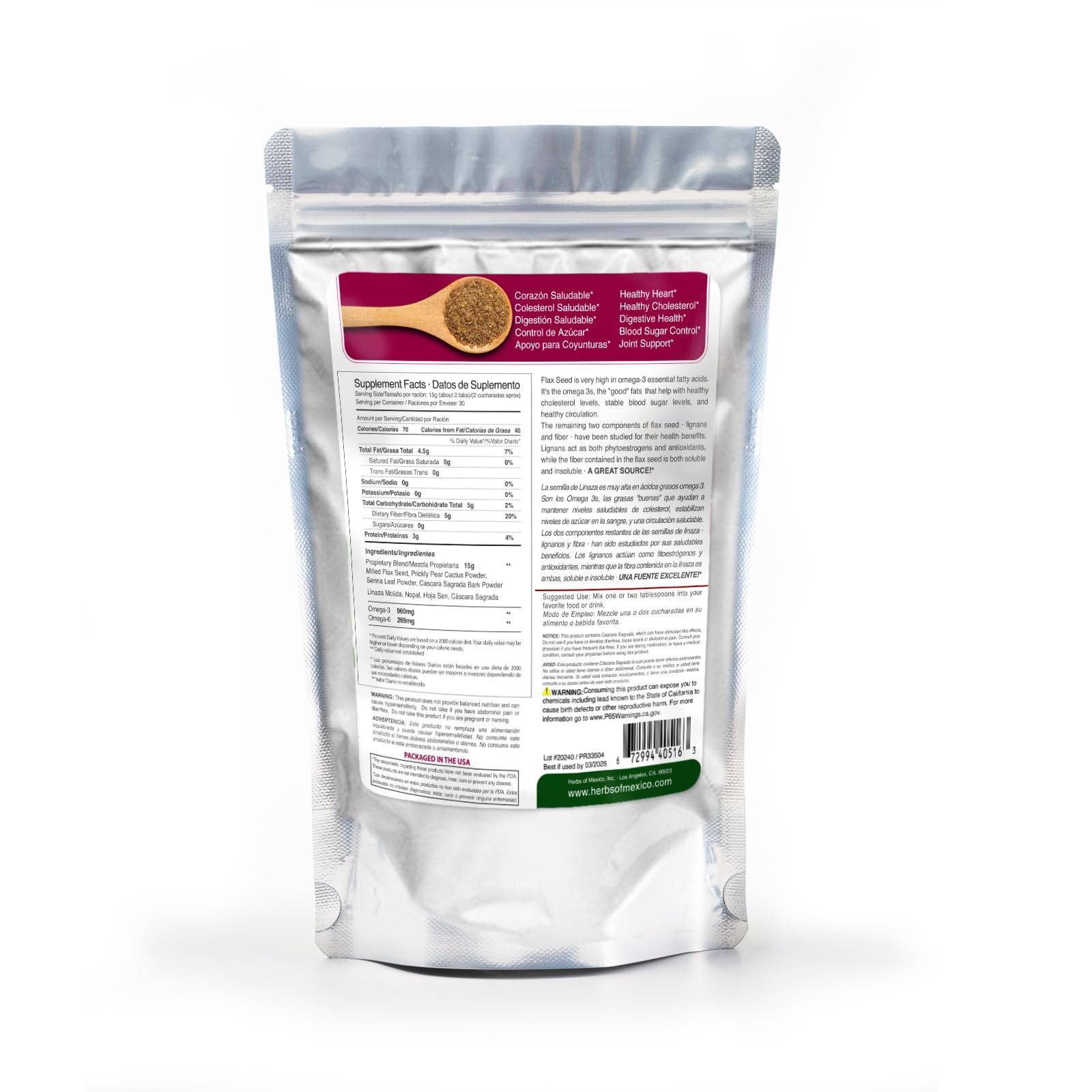 flaxseed blend for gut support