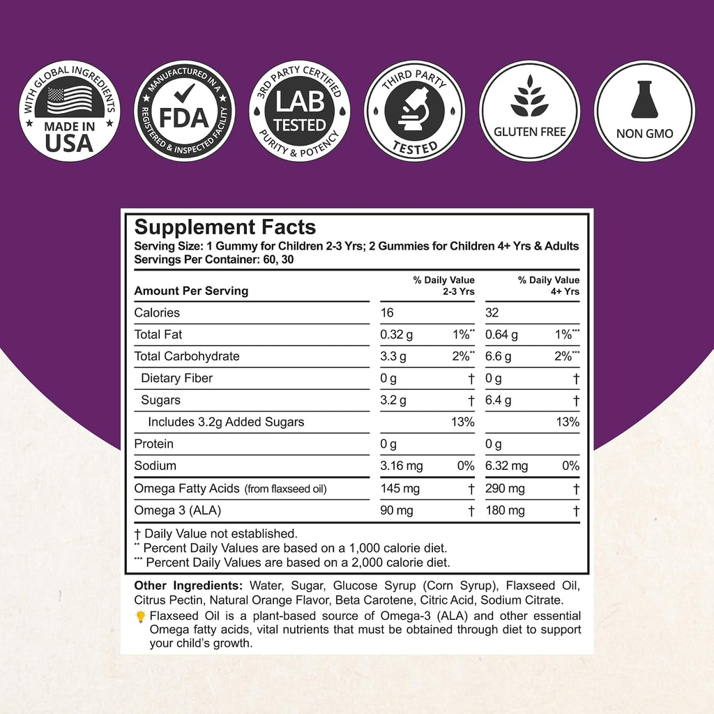 flaxseed oil omega 3 for family
