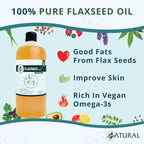 flaxseed oil rich in omega-3