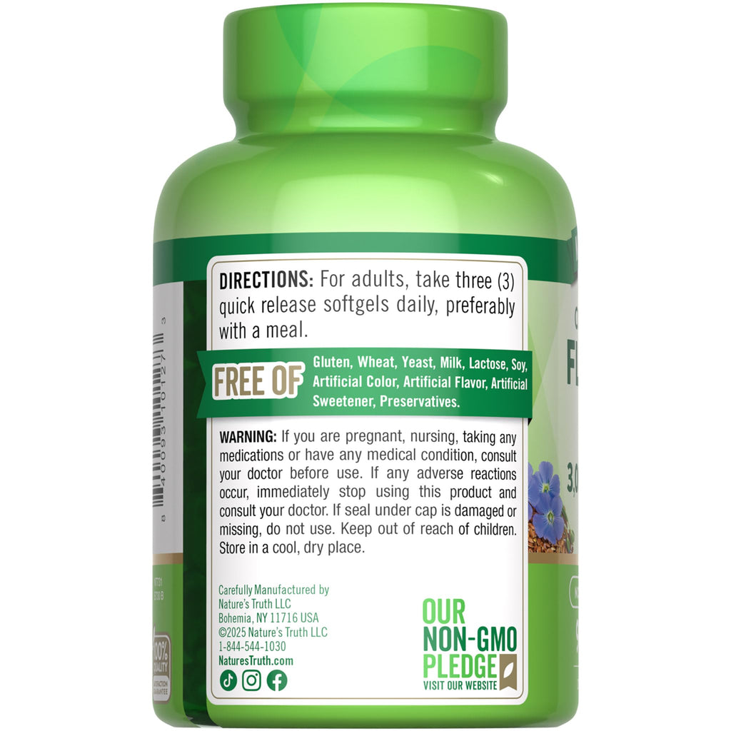 flaxseed oil softgels for energy