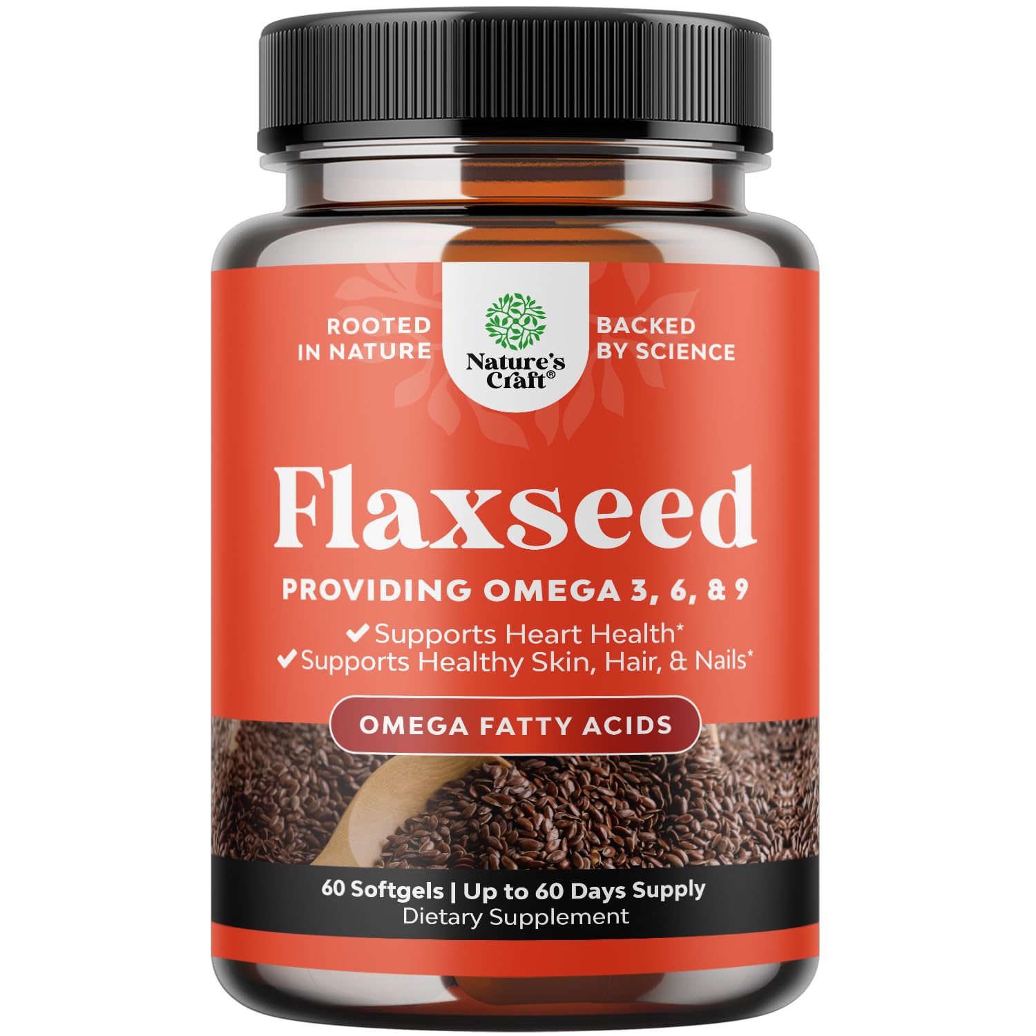 flaxseed oil softgels for heart health