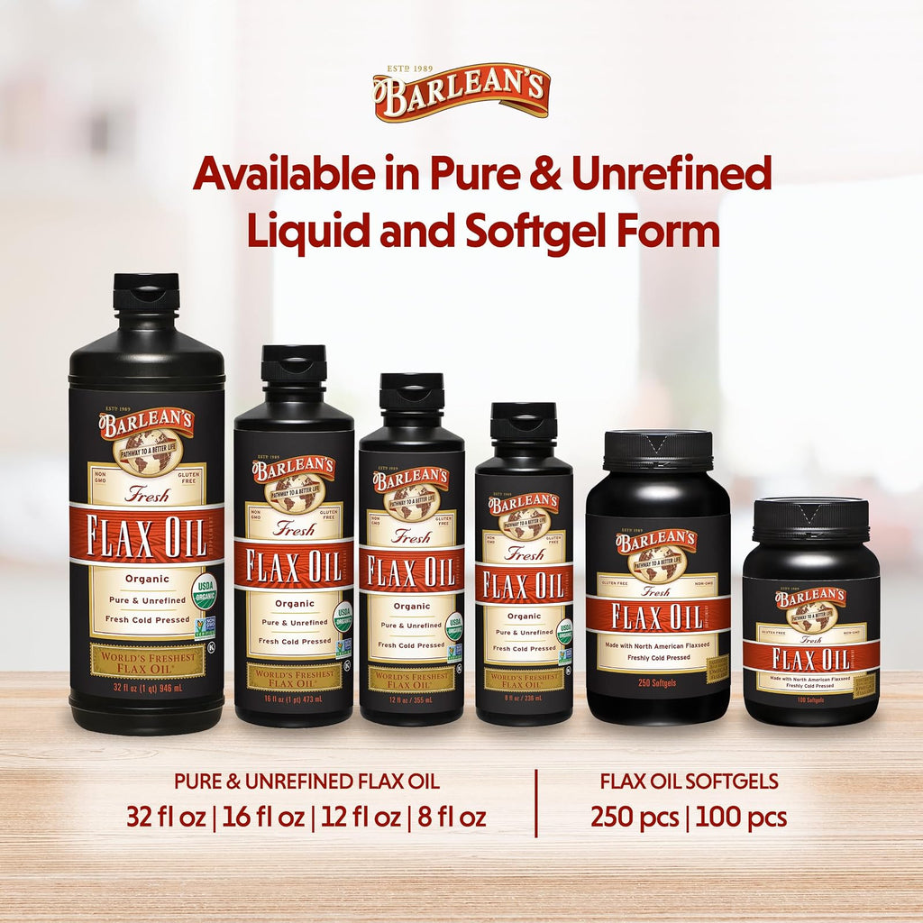 flaxseed oil with high ALA content