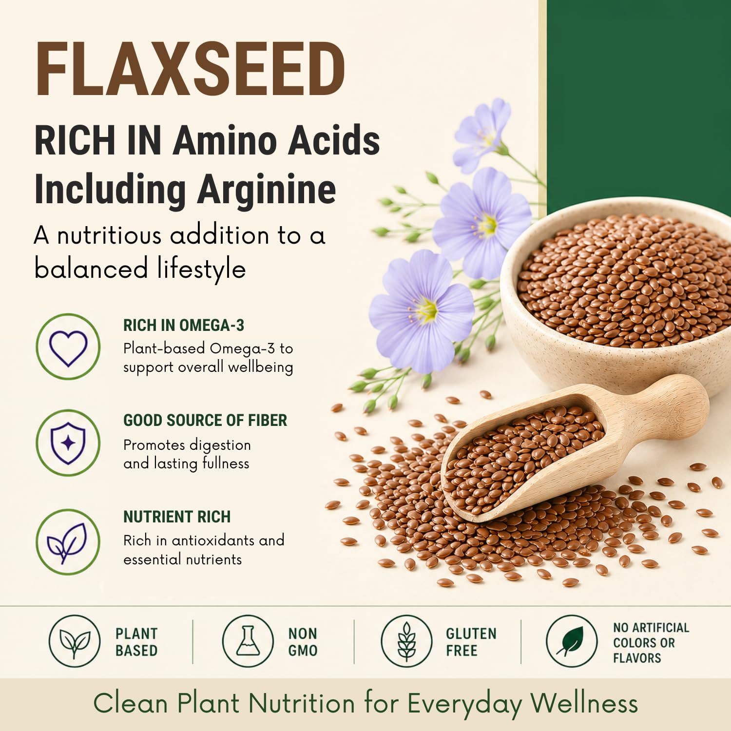 flaxseed protein for muscle recovery
