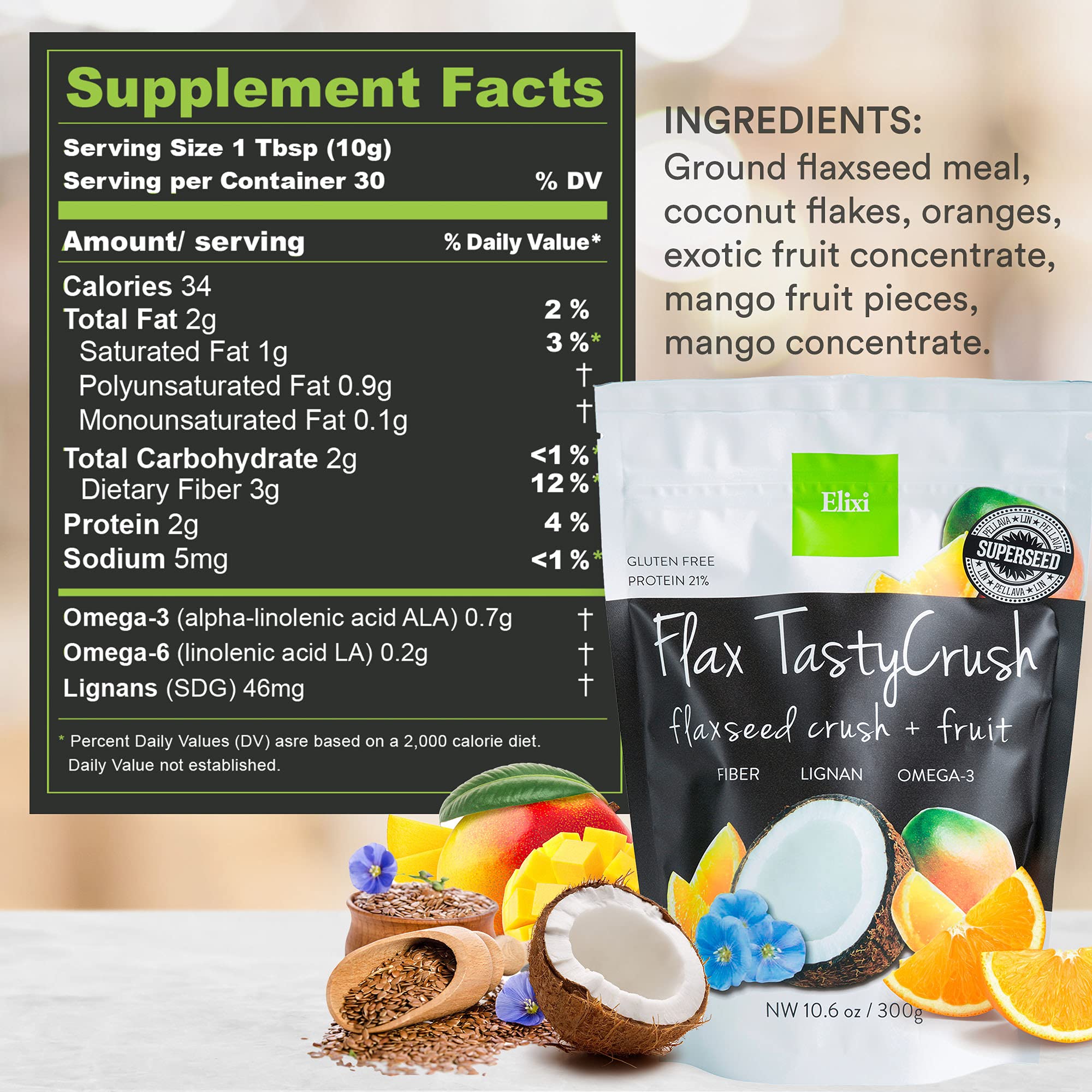 flaxseed rich in omega-3 fatty acids