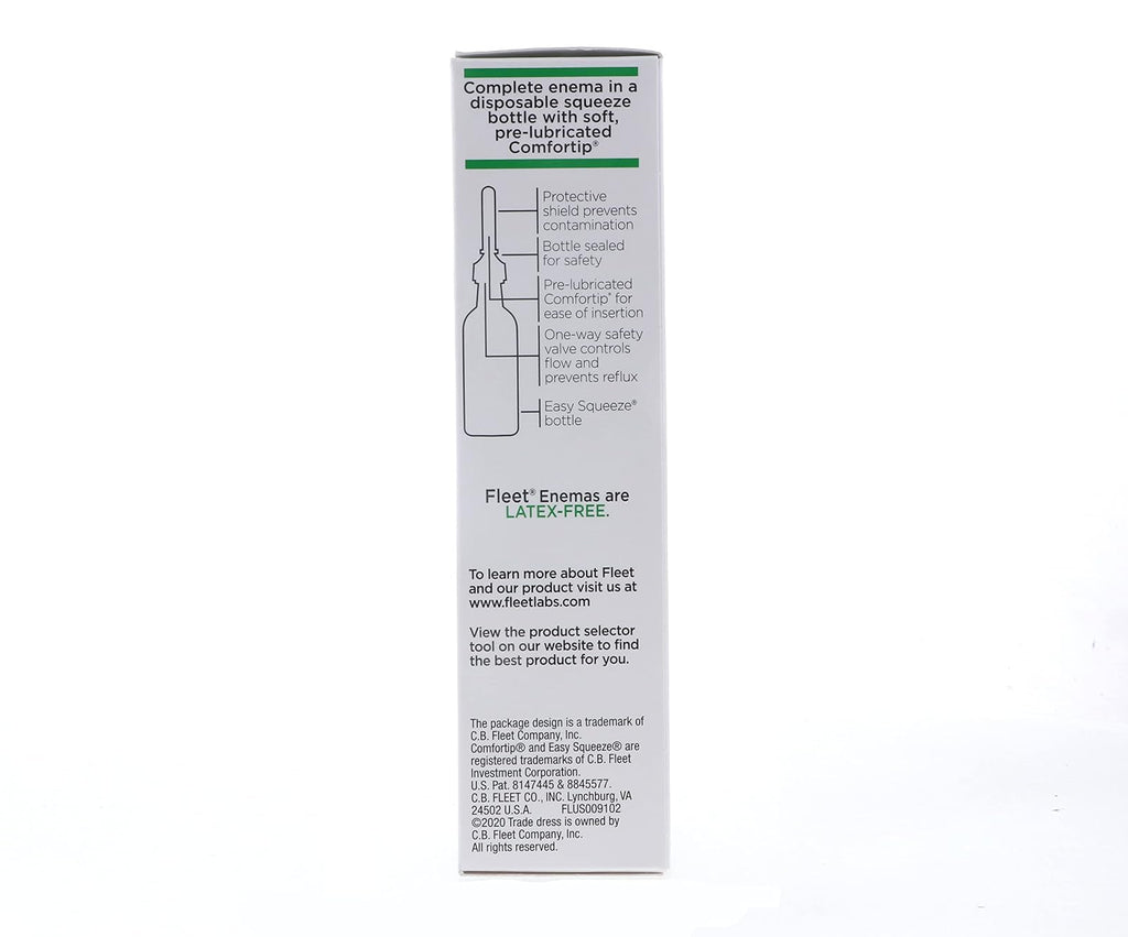 Fleet enema for prenatal comfort