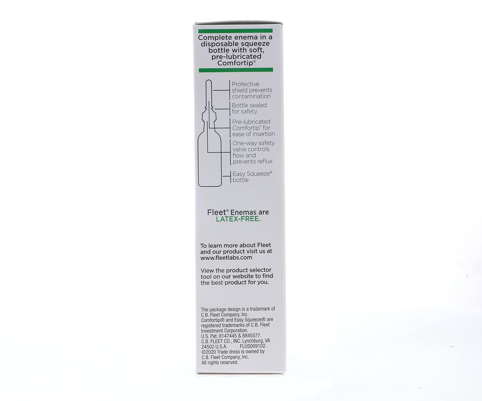 Fleet enema for prenatal comfort