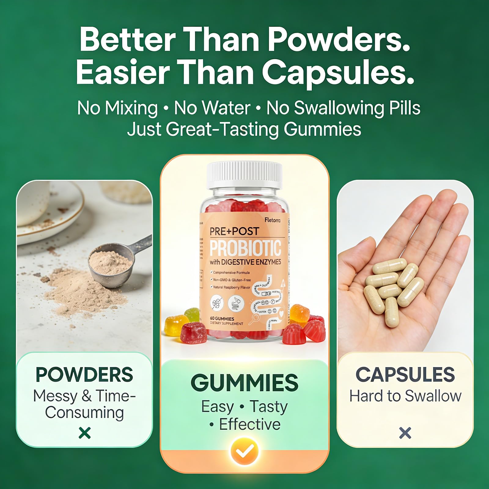 Fletorra gummies for immune support