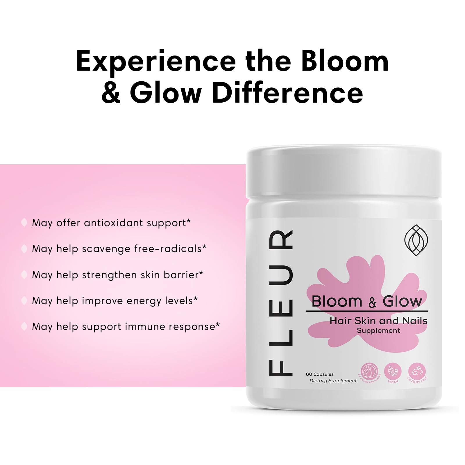 FLEUR Bloom skin and nails formula