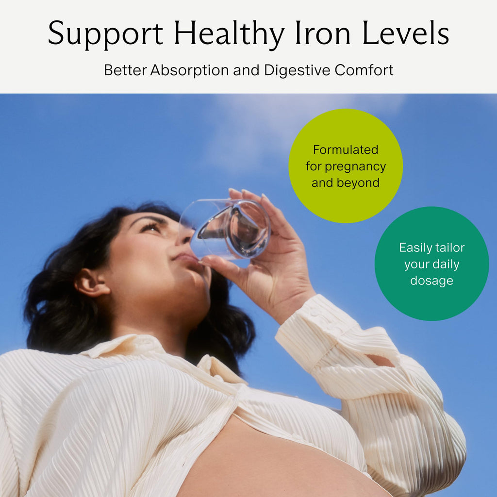 Flexible prenatal iron for sensitive stomachs
