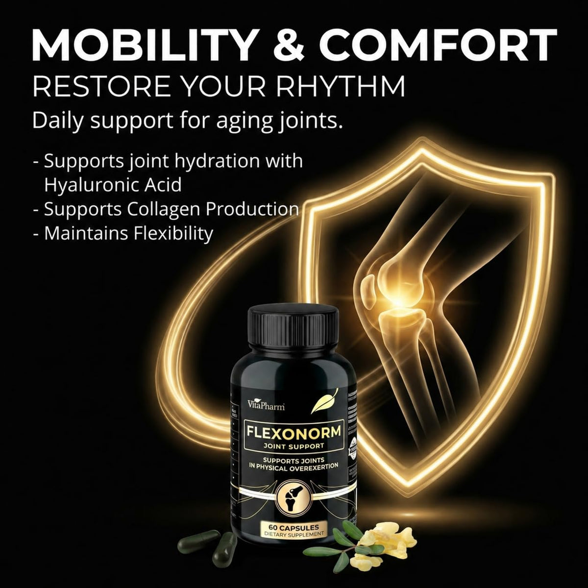 Flexonorm capsules for joint flexibility