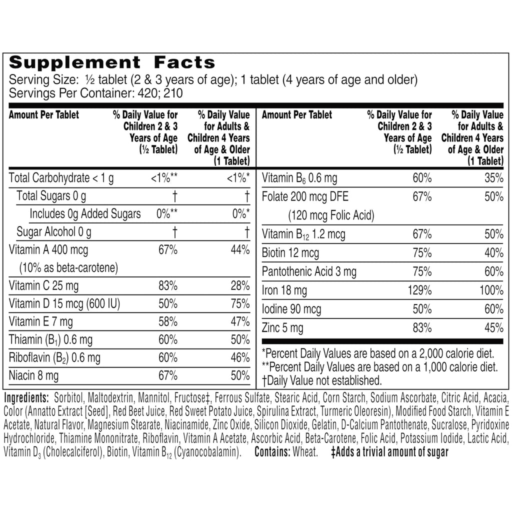 Flintstones complete multivitamin for kids