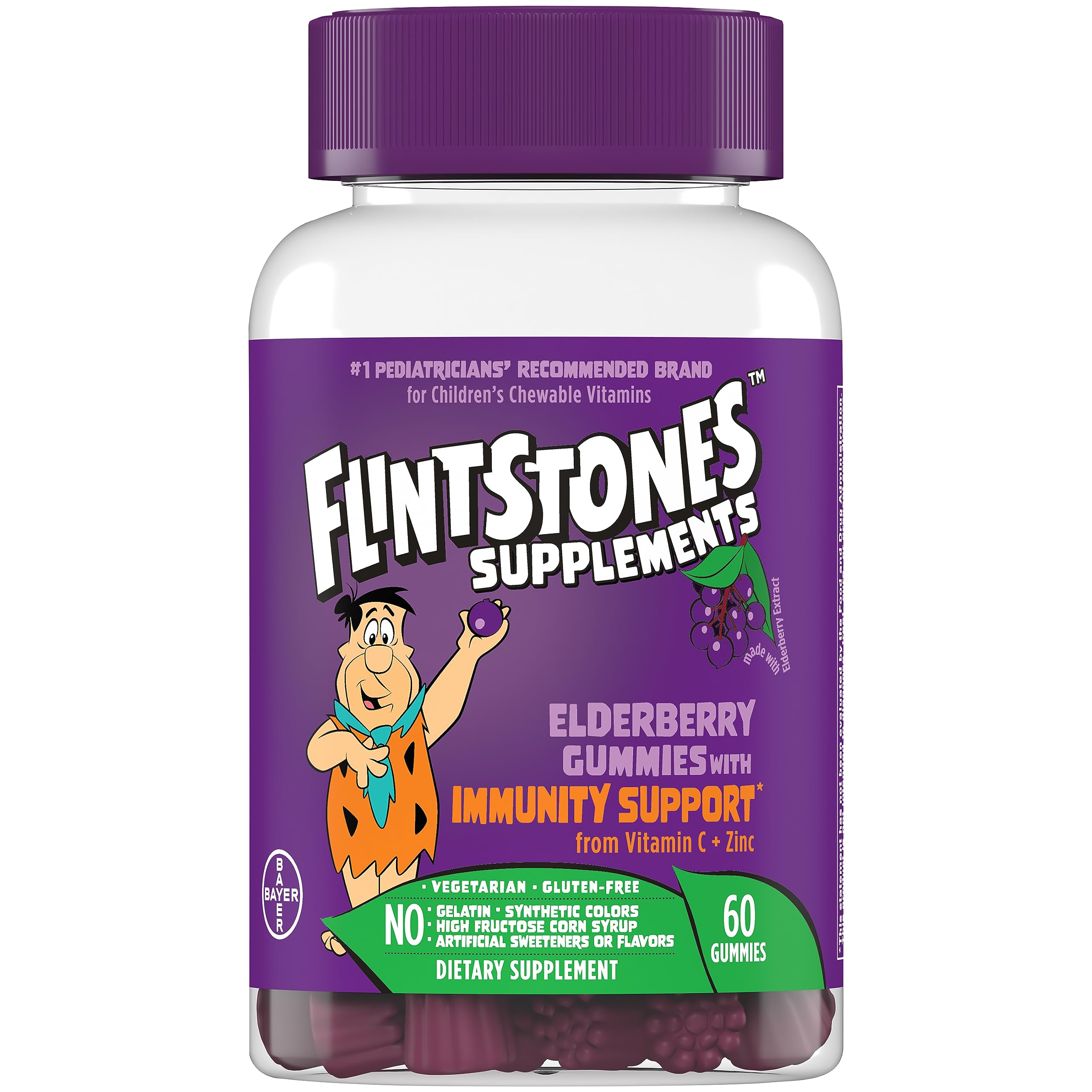 Flintstones elderberry gummies for kids