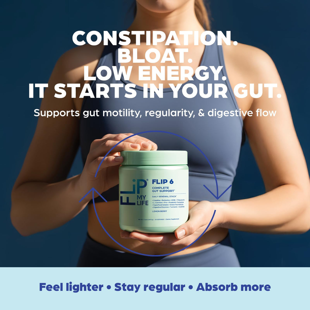 FLIP gut health powder for bloating