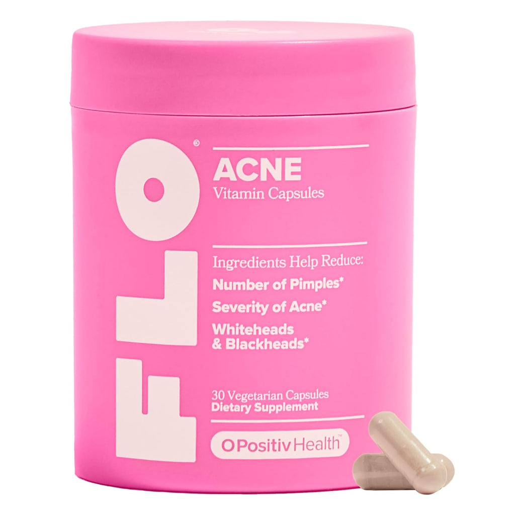 FLO acne supplement with zinc