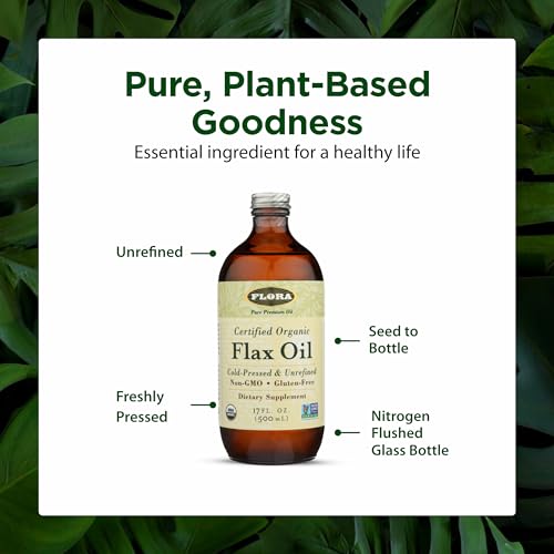 Flora certified flax seed oil
