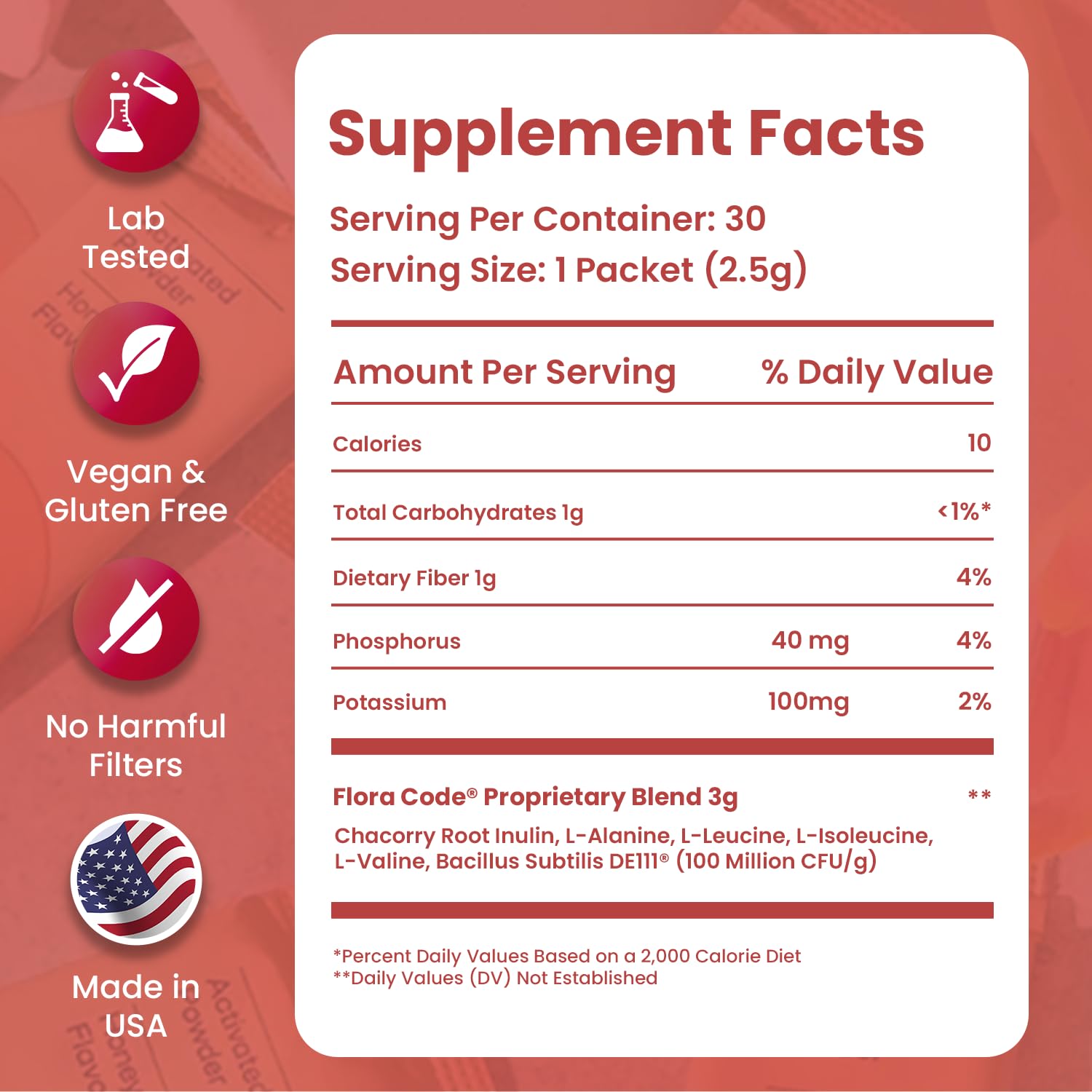 Flora Code digestive health supplement