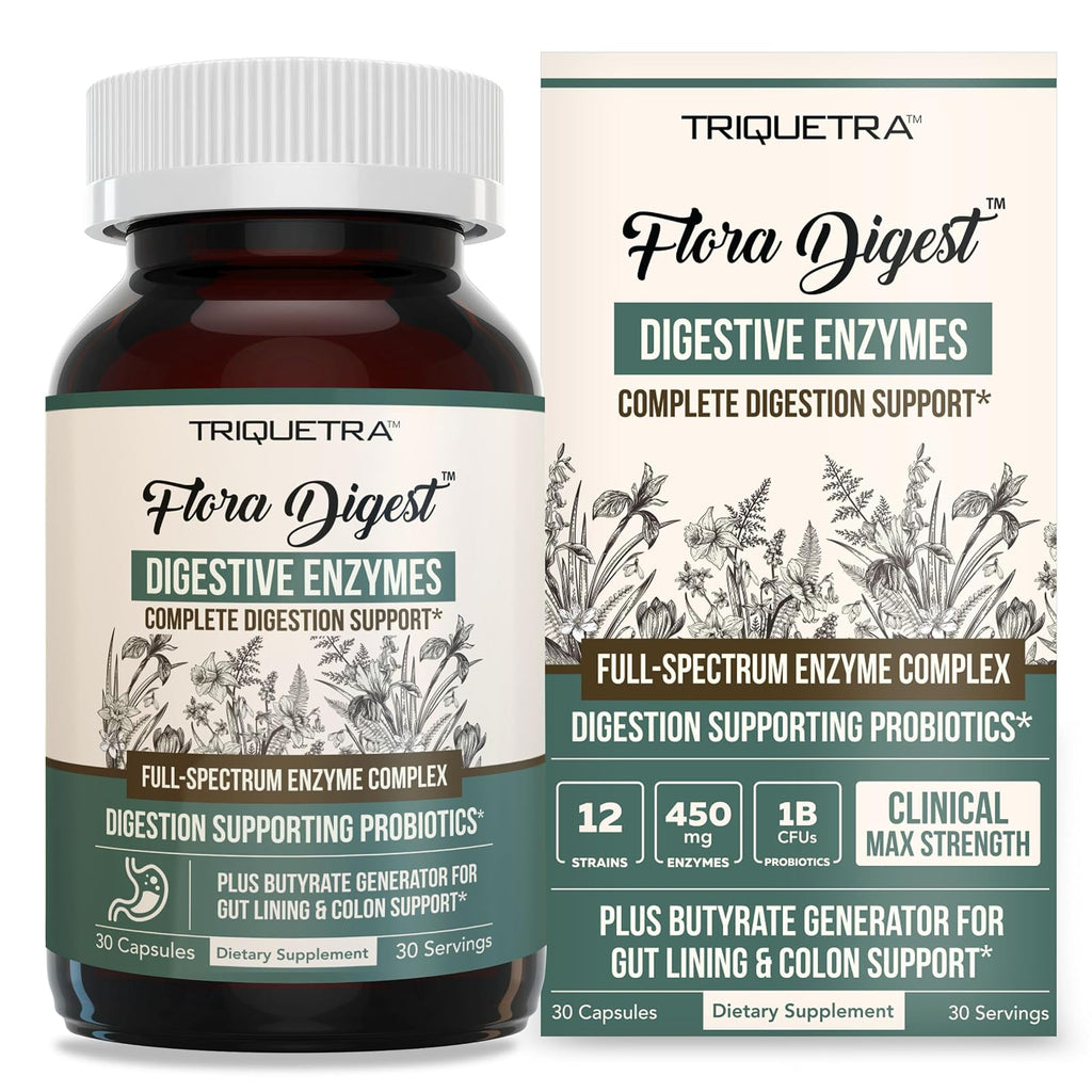 Flora digestive enzymes for gut health