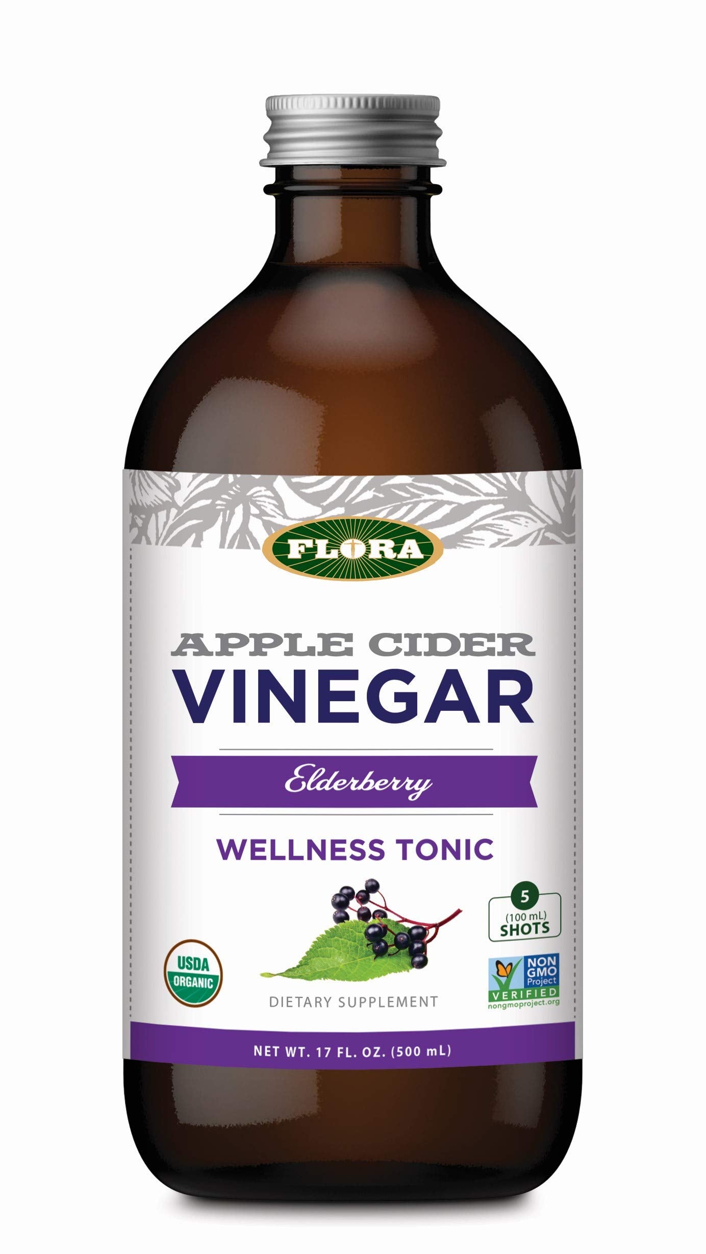 Flora elderberry wellness tonic shots