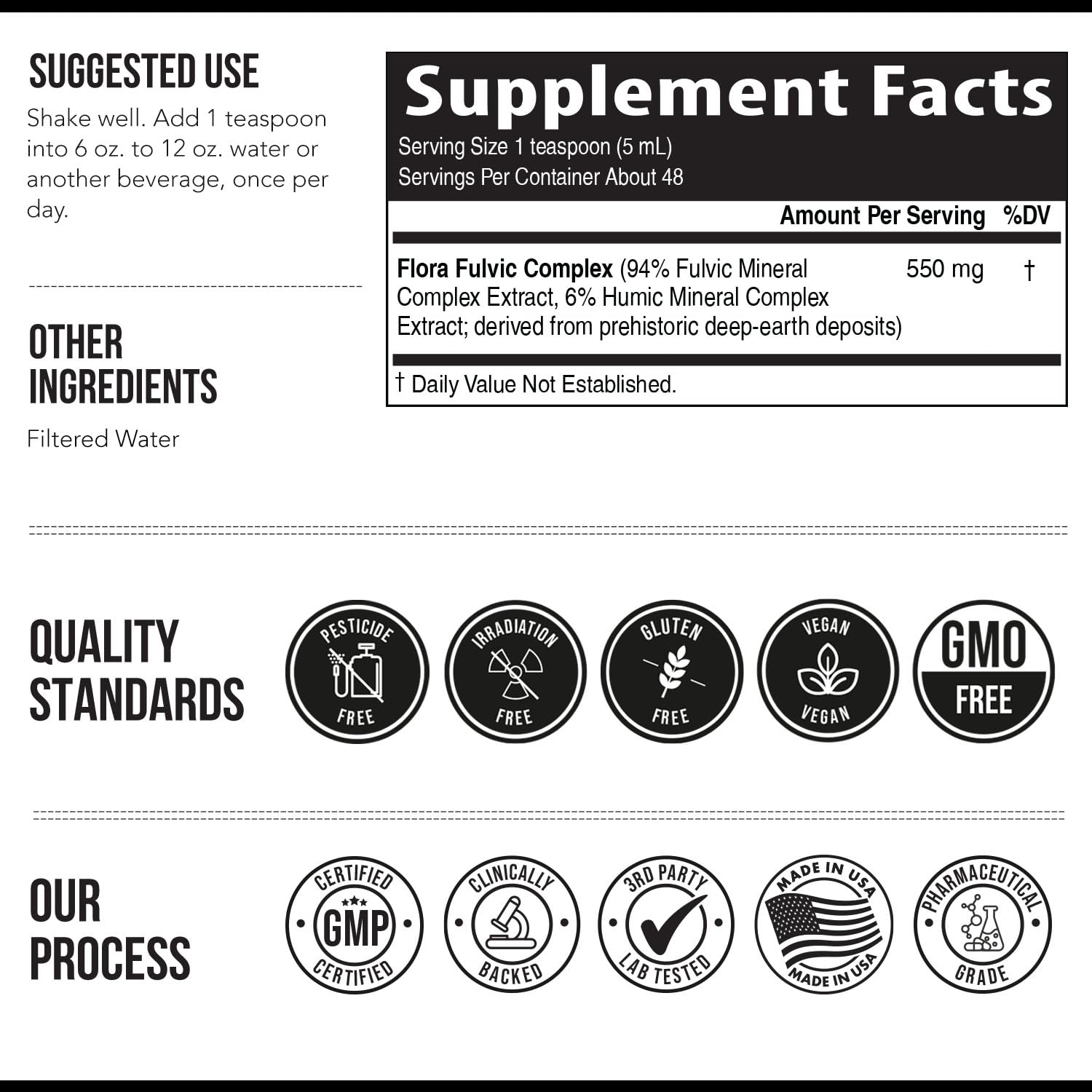 Flora Fulvic for enhanced nutrient uptake