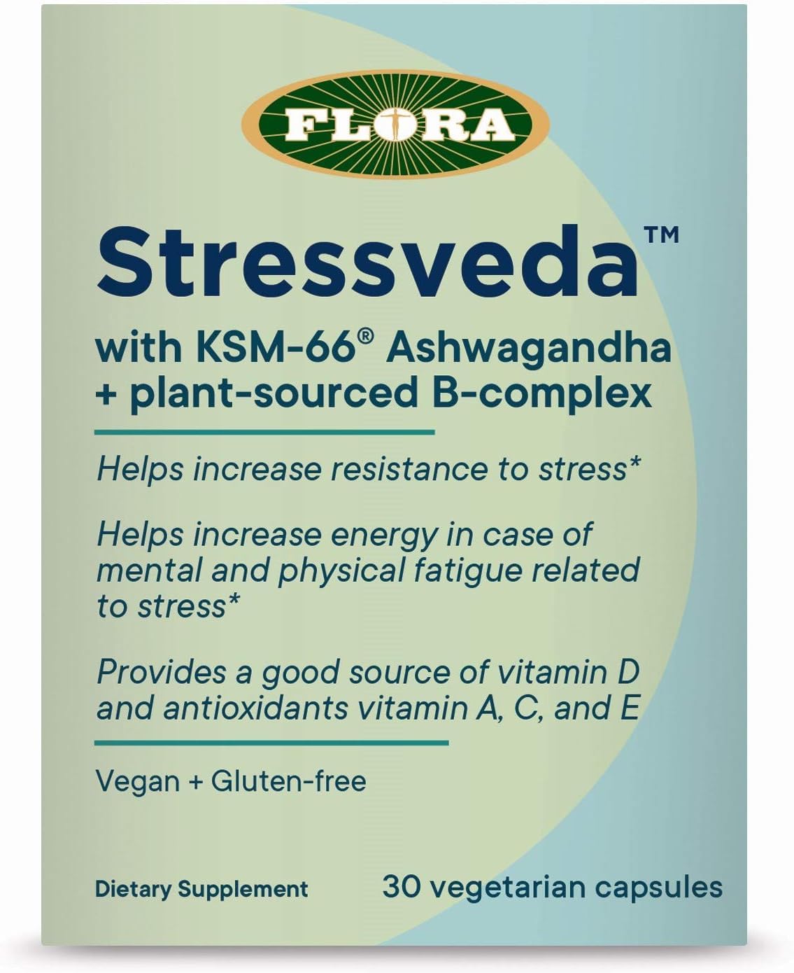 Flora Health ashwagandha stress relief capsules