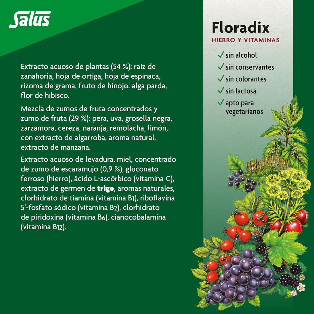 Flora iron + herbs health benefits