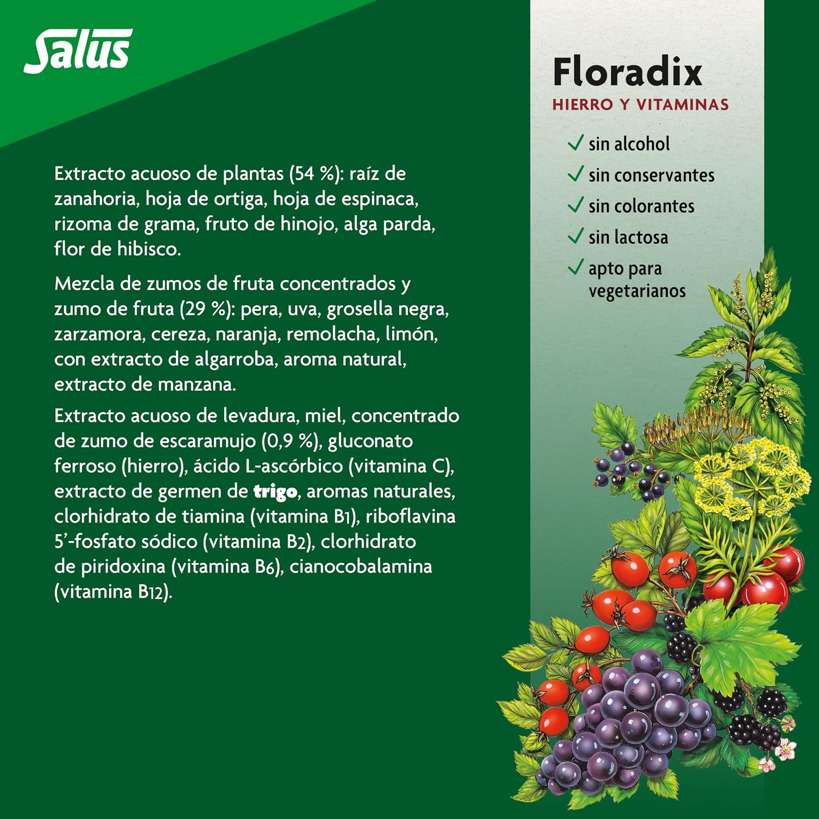 Flora iron + herbs health benefits