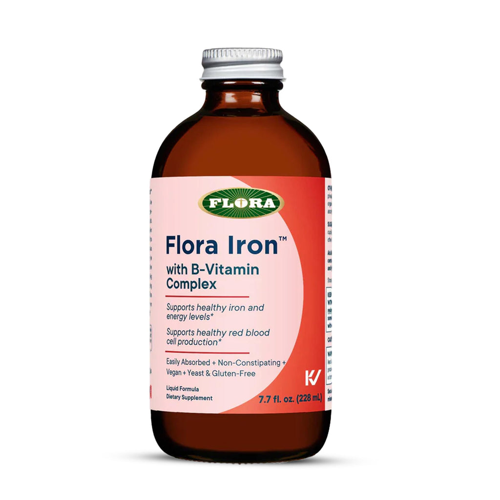 Flora Iron vegan liquid supplement