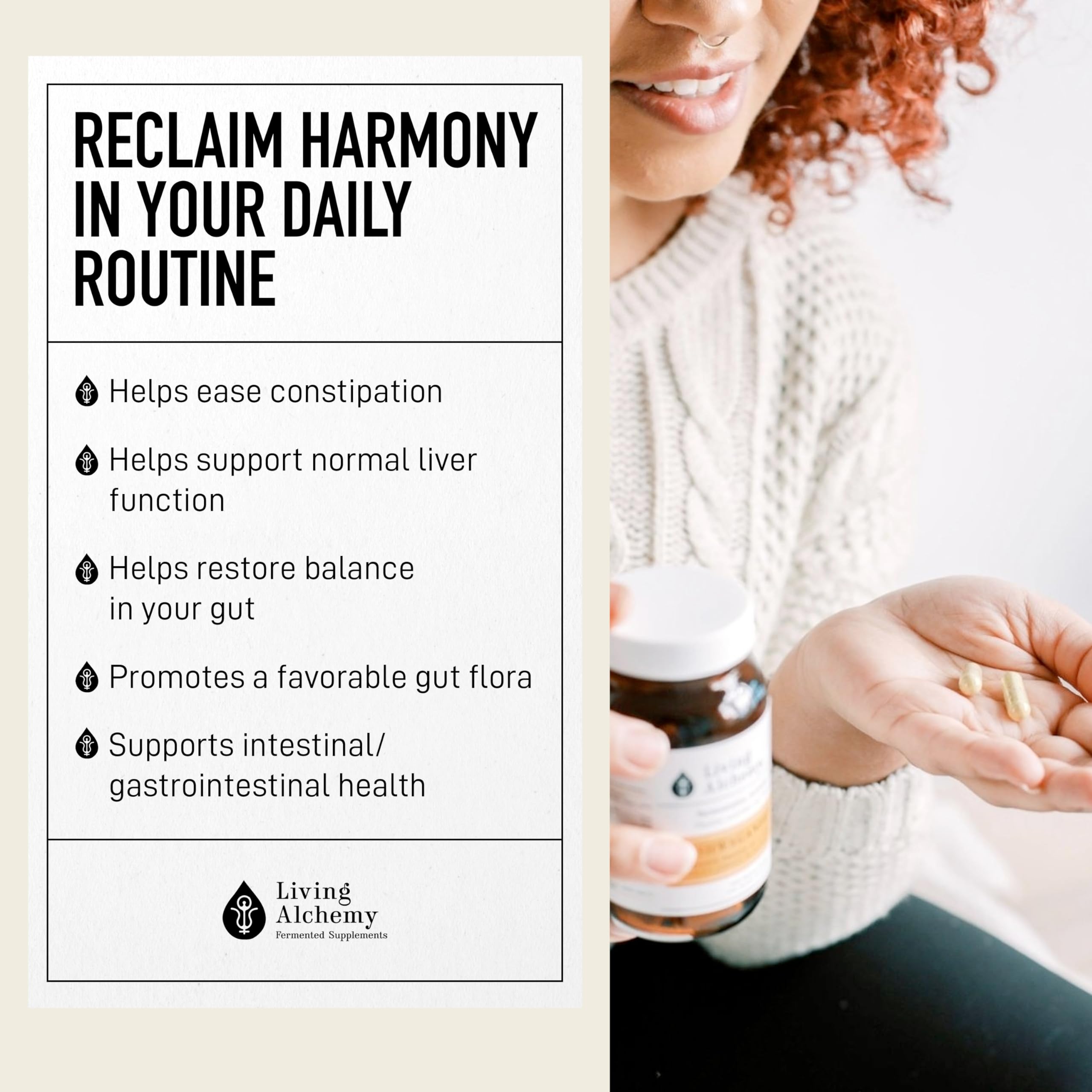 Flora support for overall health