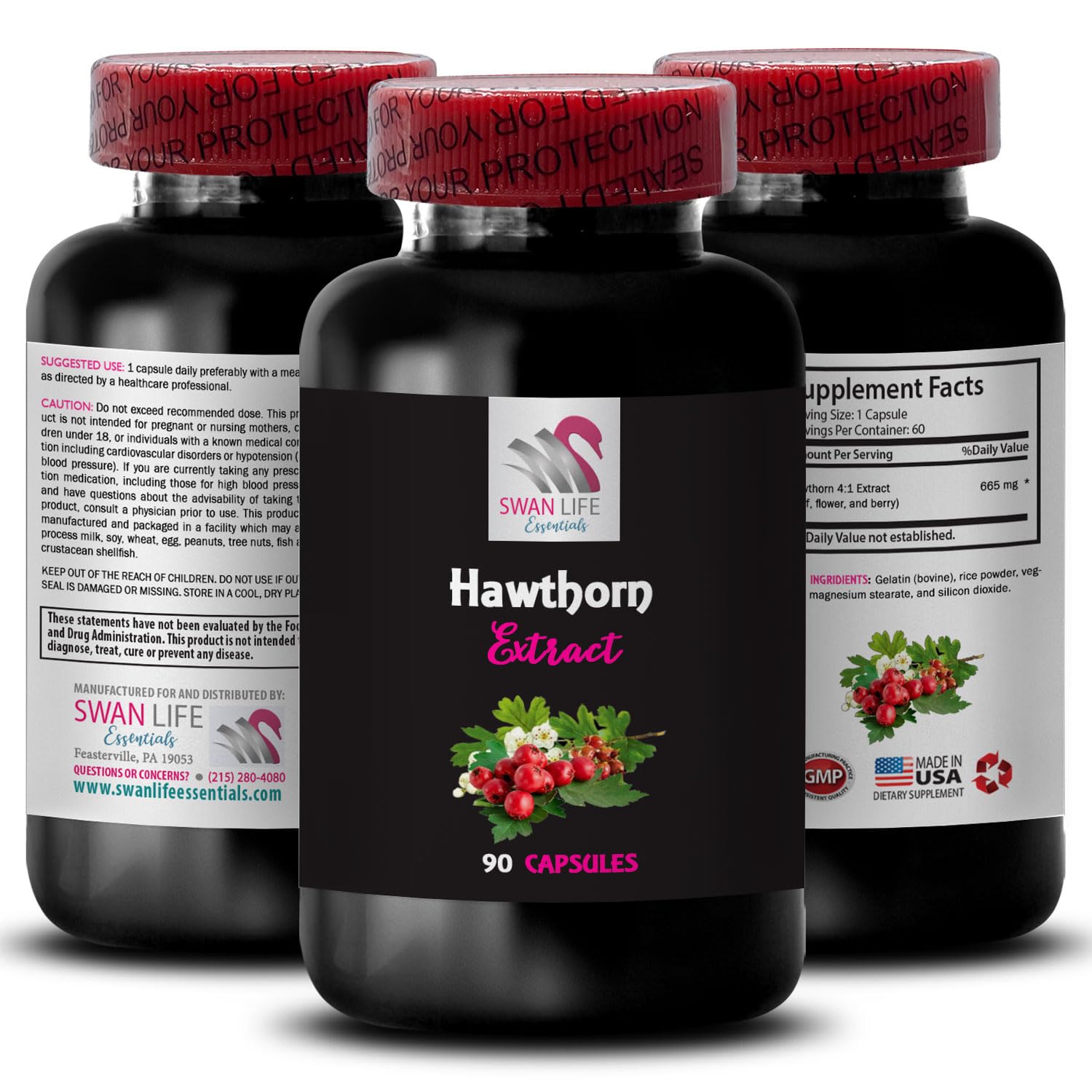Flora Touch hawthorn capsules