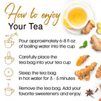 FloraBliss ginger tea for immune support