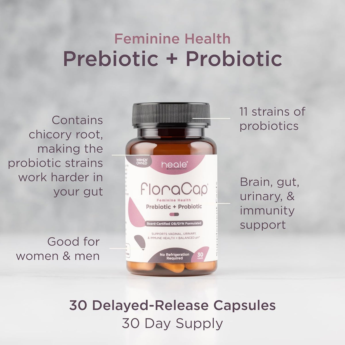 FloraCap probiotics for balanced flora