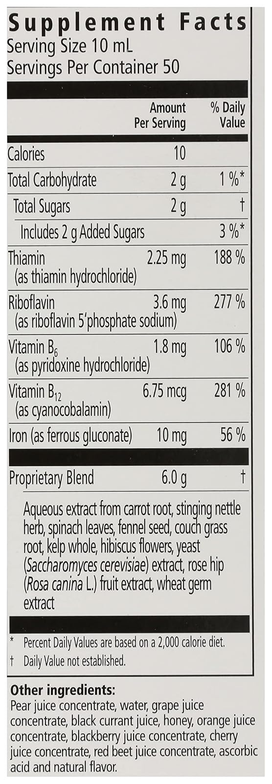 Floradix herbal iron liquid