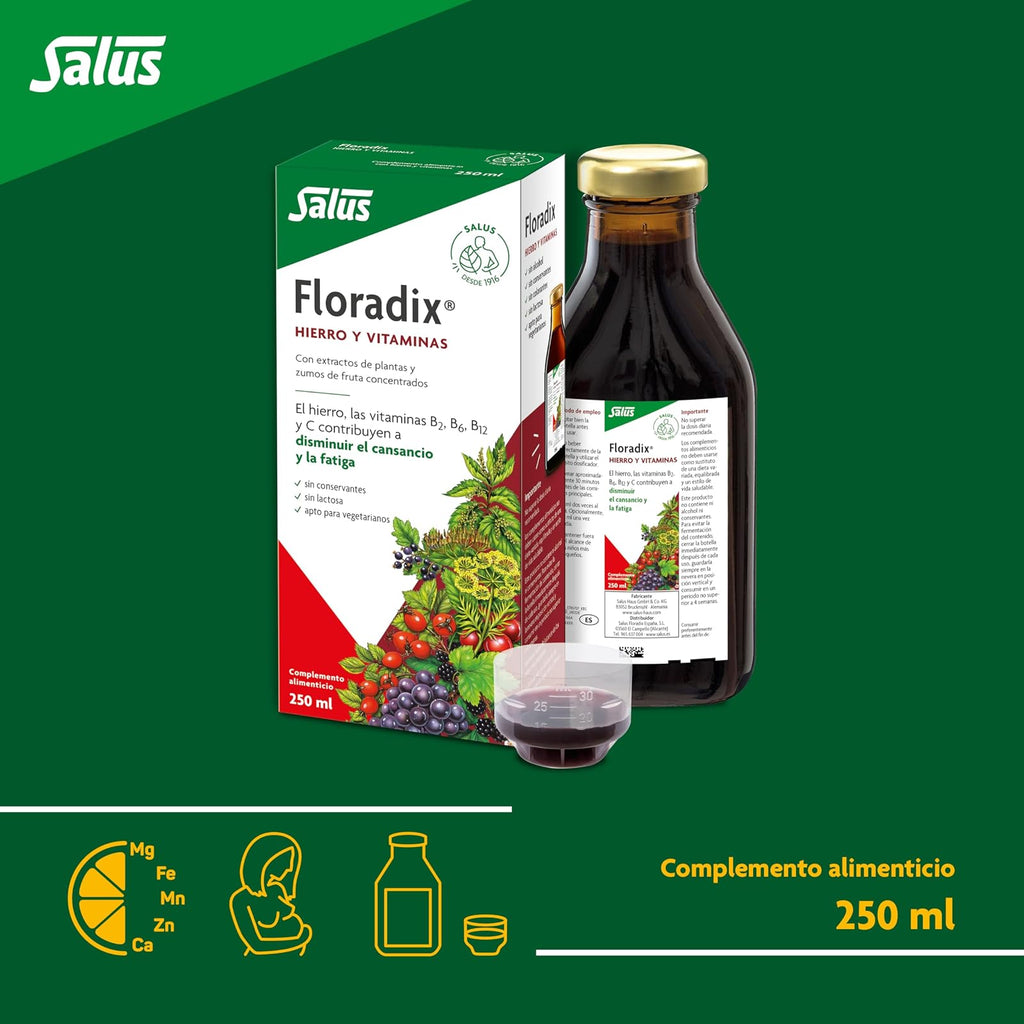 Floradix iron bisglycinate benefits