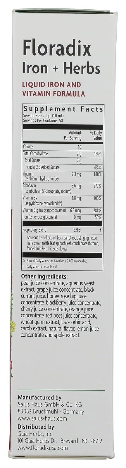 Floradix iron for healthy blood