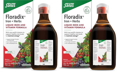 Floradix Iron & Herbs - Ferrous Gluconate 23.7 fl oz