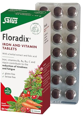 Floradix iron tablets for energy