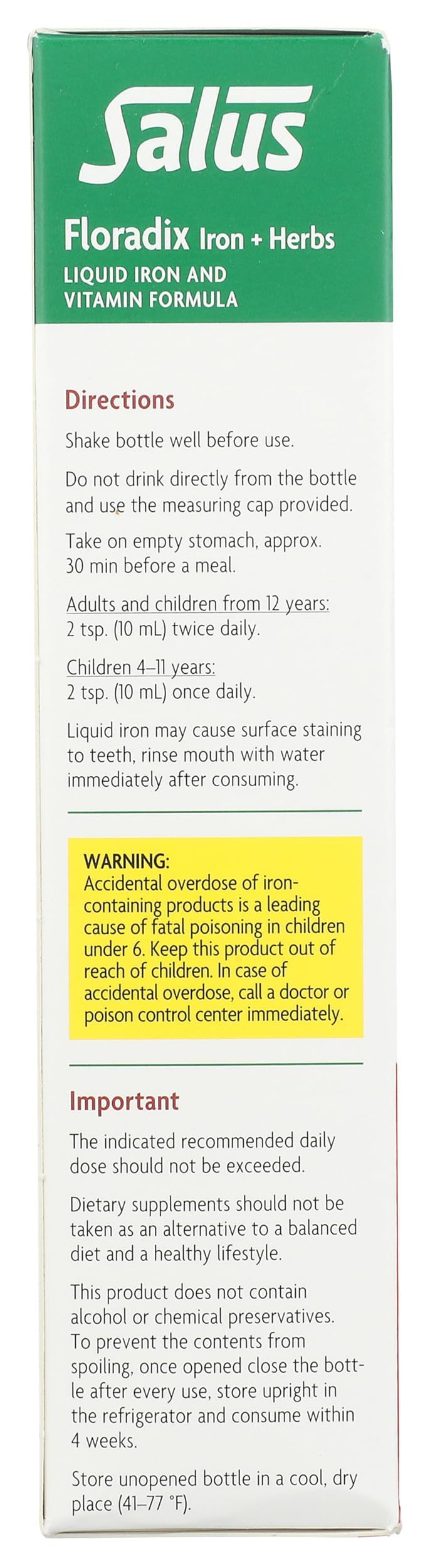 Floradix pack of three bottles
