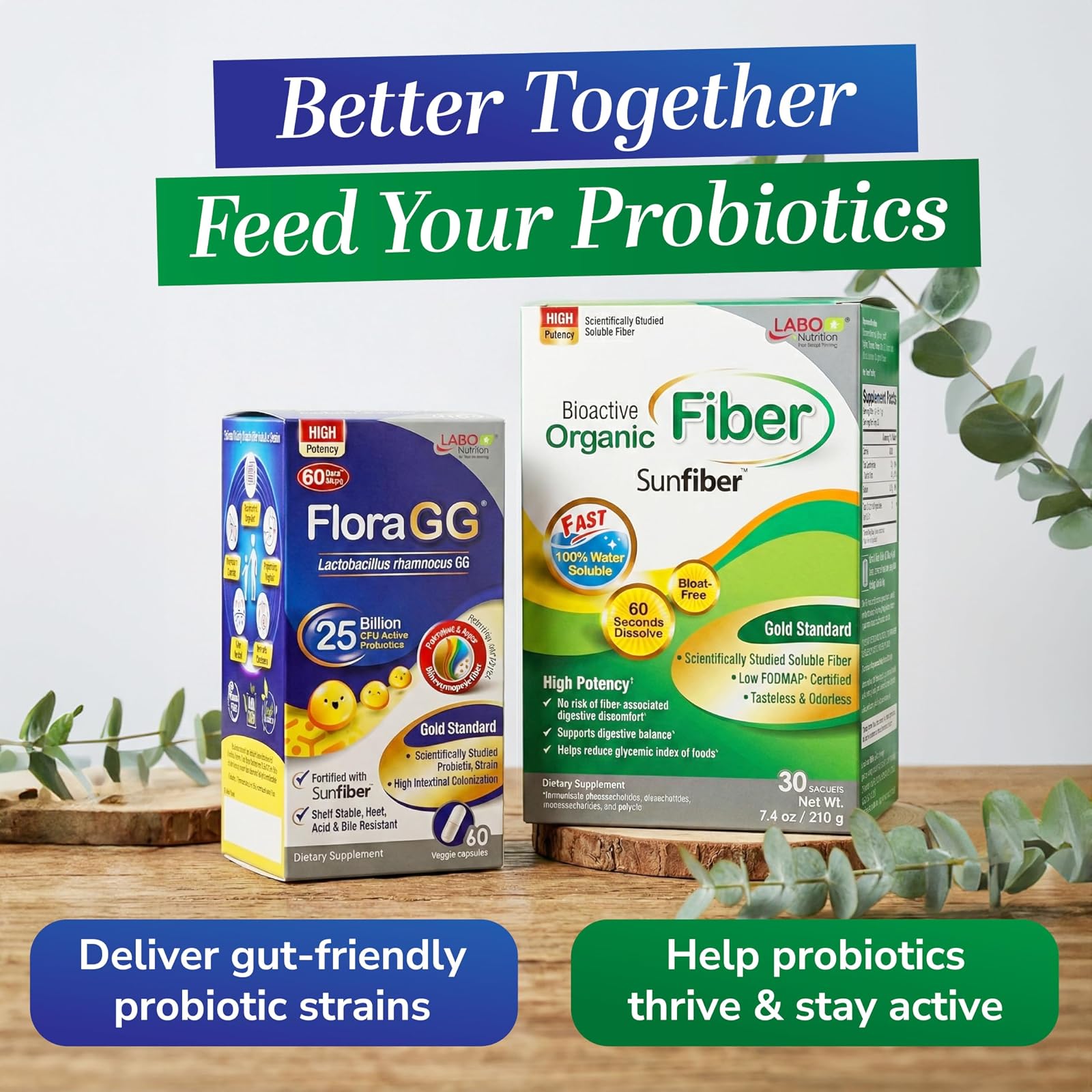 FloraGG probiotics for gut balance