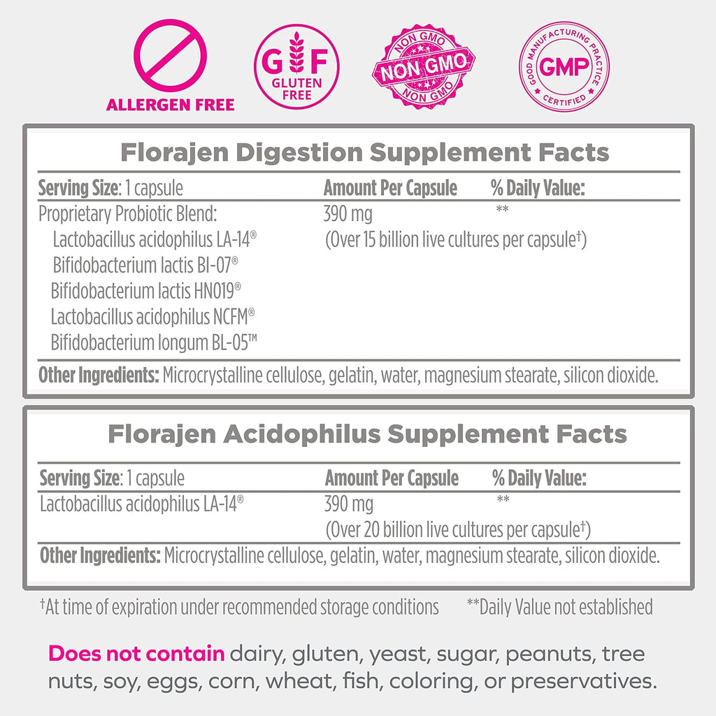 Florajen acidophilus for immune support