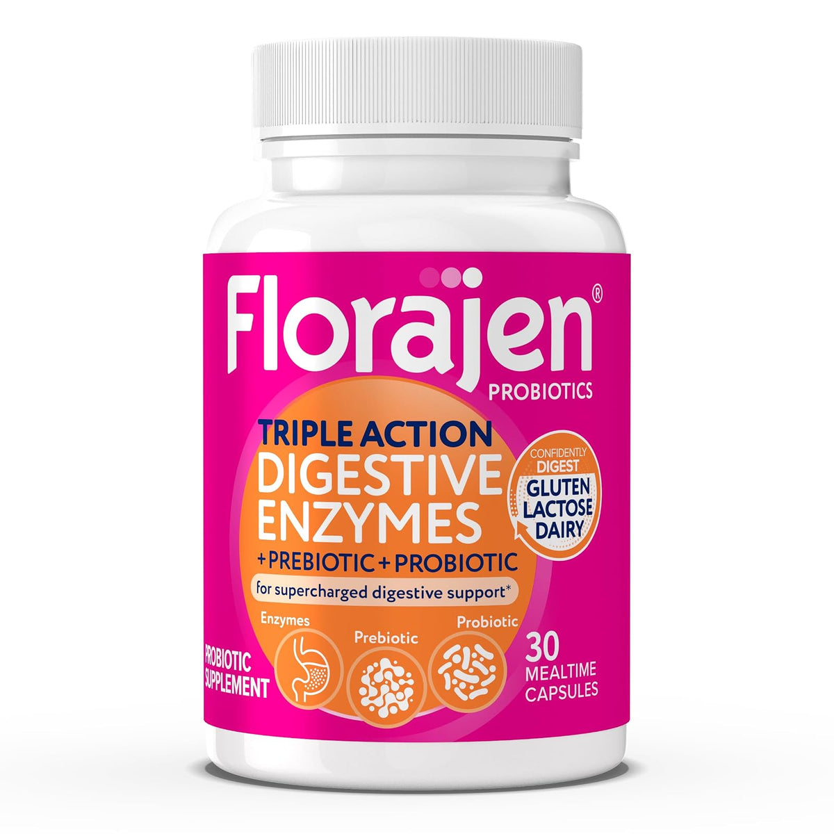 Florajen digestive enzymes for gut health
