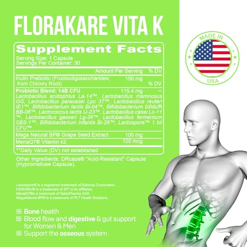 Florakare blended vitamins for overall health