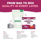 floral aroma hibiscus tea bags